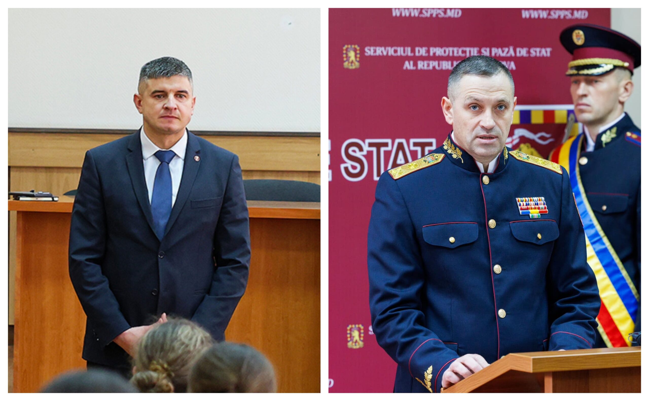 Șeful Serviciului de Protecție și Pază de Stat, Vasile Popa, împreună cu un adjunct, au ...